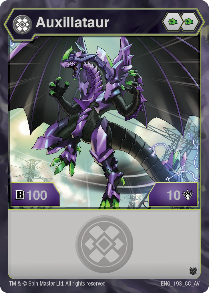 Darkus Auxillataur (Armored Elite) - The Bakugan Wiki