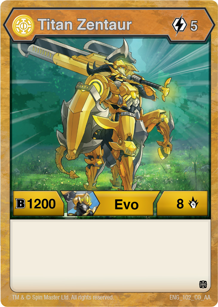 Aurelus Titan Zentaur (Age of Aurelus) - The Bakugan Wiki