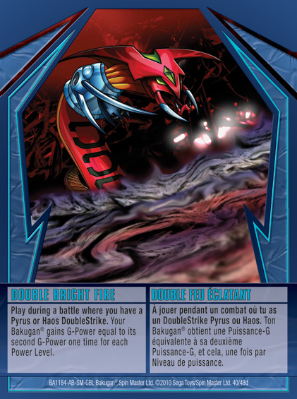 Double Bright Fire - The Bakugan Wiki
