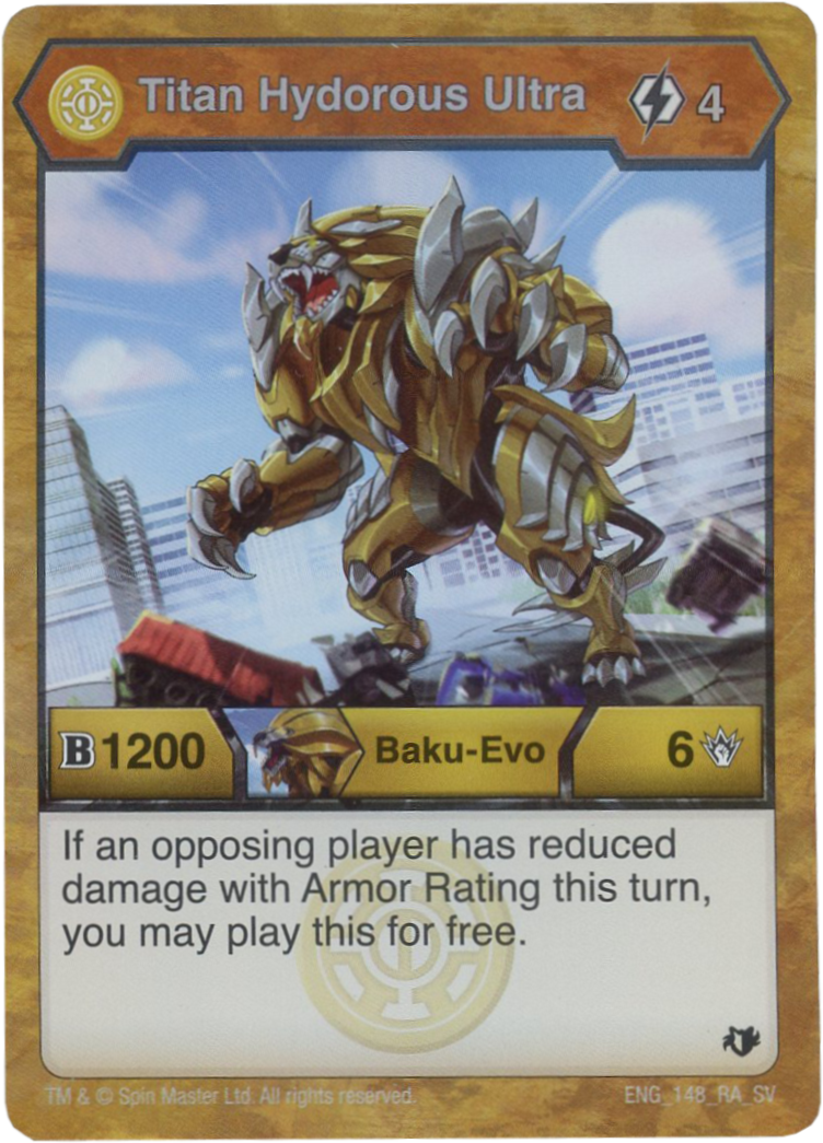 Aurelus Titan Hydorous Ultra (Shields of Vestroia) - The Bakugan Wiki