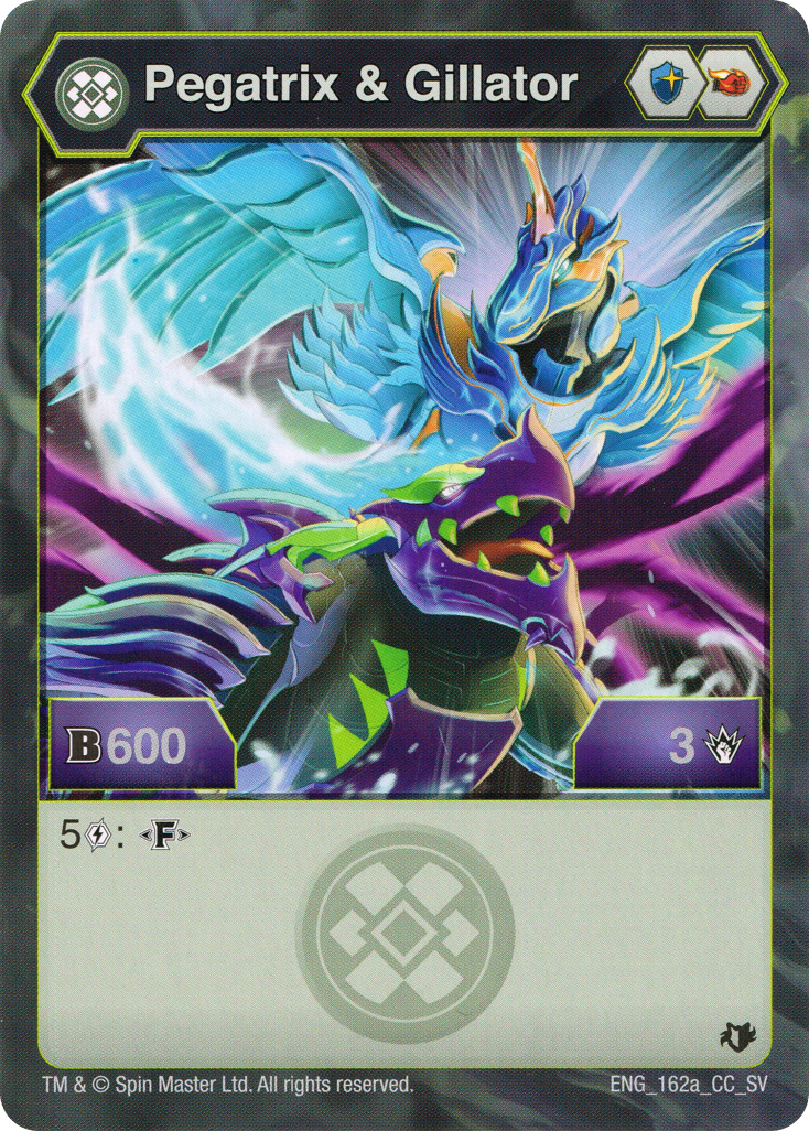 Darkus Pegatrix & Gillator (Shields of Vestroia) - The Bakugan Wiki