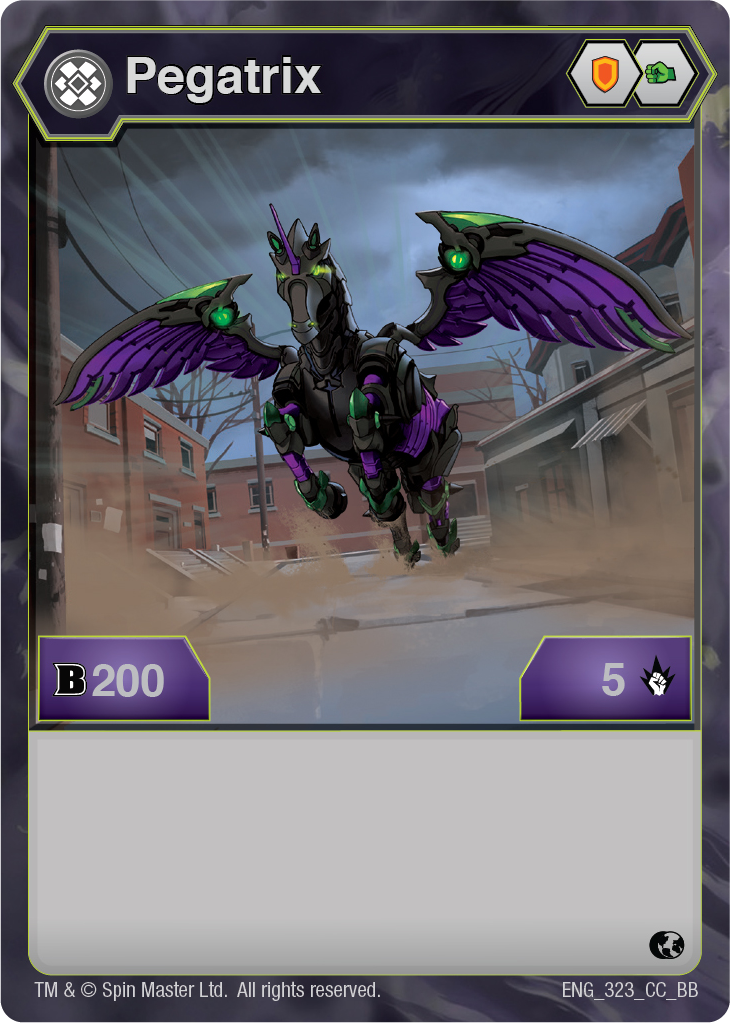 Darkus Pegatrix (Battle Brawlers) - The Bakugan Wiki