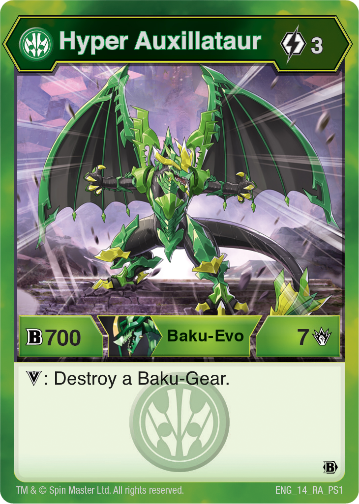 Ventus Hyper Auxillataur (Brawler Pack) - The Bakugan Wiki