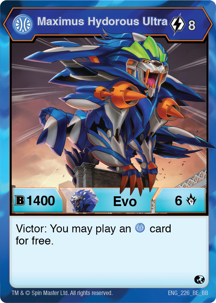 Aquos Maximus Hydorous Ultra (Battle Brawlers) - The Bakugan Wiki