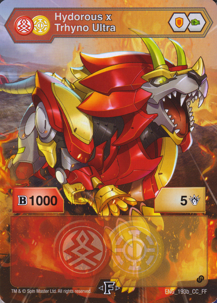Pyrus Aurelus Hydorous x Trhyno Ultra (Fusion Force) - The Bakugan Wiki