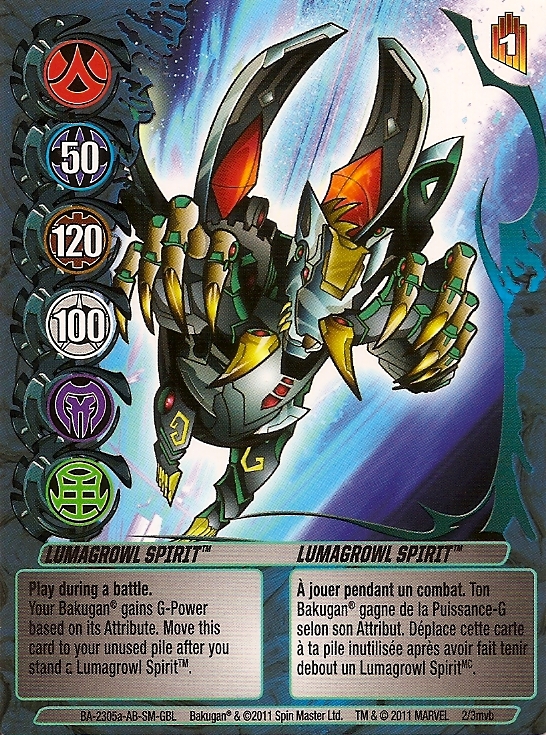 Lumagrowl Spirit - The Bakugan Wiki