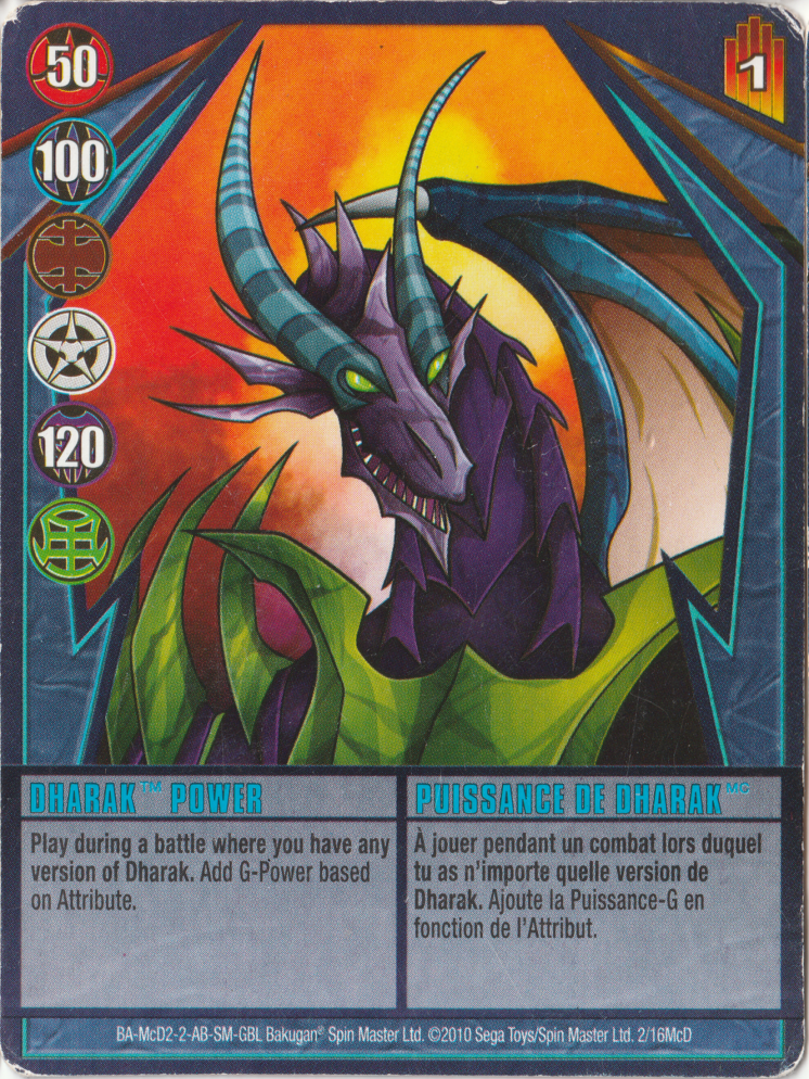 Dharak Power - The Bakugan Wiki