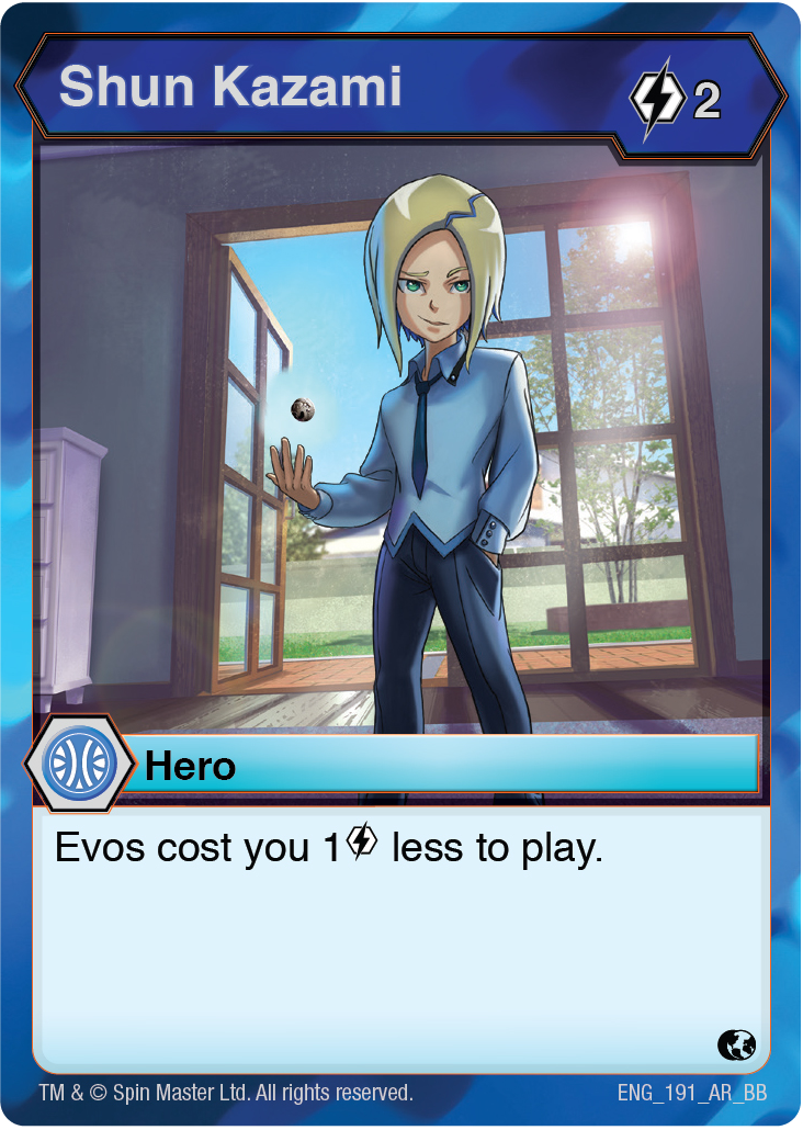 Shun Kazami (Battle Brawlers) - The Bakugan Wiki