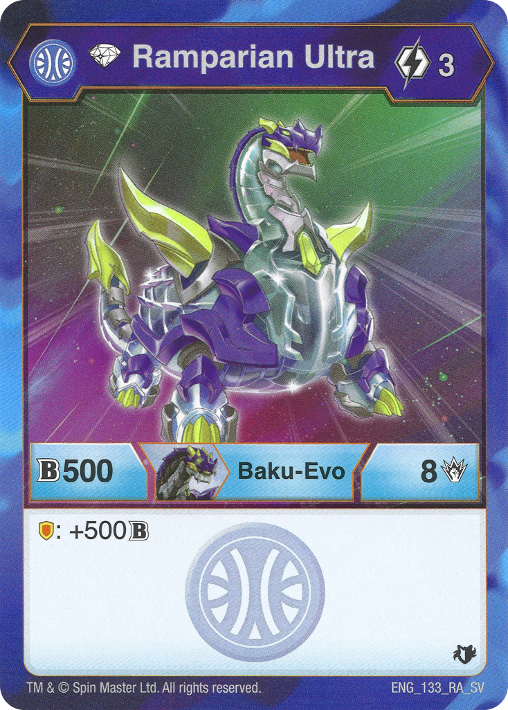 Diamond Ramparian Ultra (Shields of Vestroia) - The Bakugan Wiki