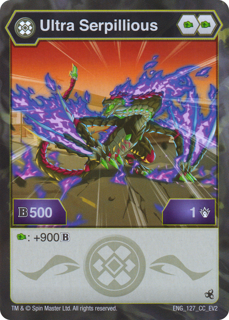 Darkus Ultra Serpillious (EV2) - The Bakugan Wiki