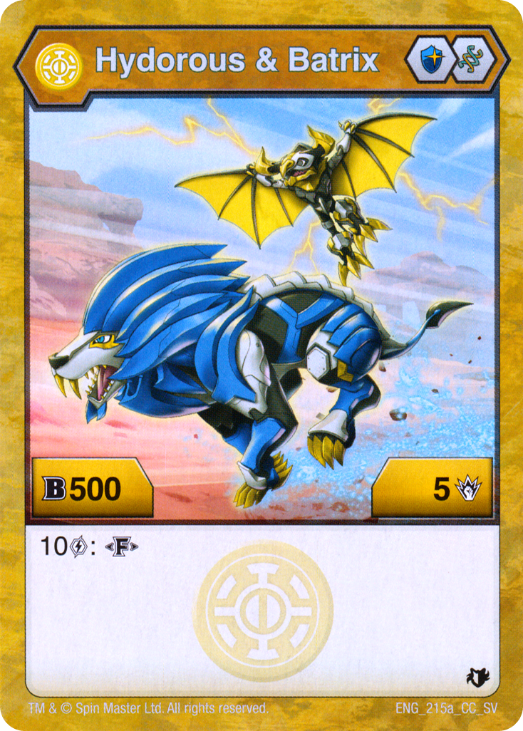 Aurelus Hydorous & Batrix (Shields of Vestroia) - The Bakugan Wiki