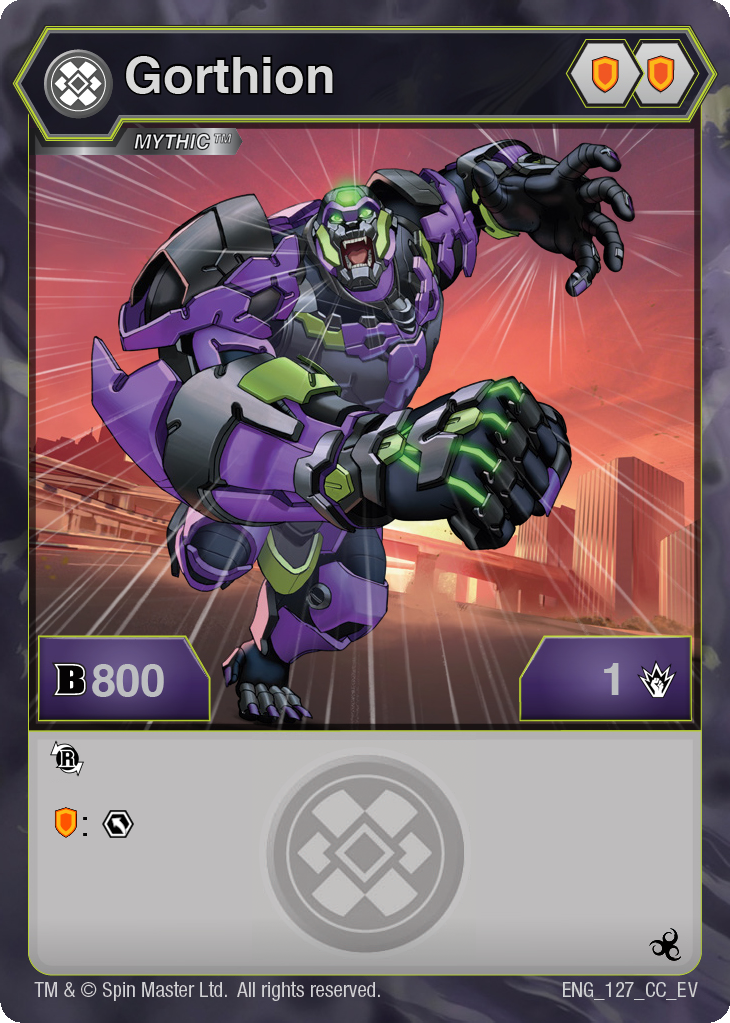 Darkus Gorthion (EV, Mythic) - The Bakugan Wiki