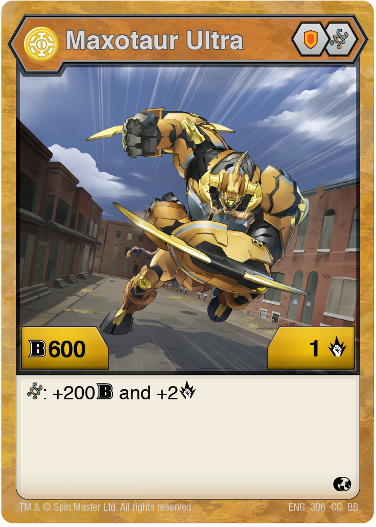 Aurelus Maxotaur Ultra (Battle Brawlers) - The Bakugan Wiki