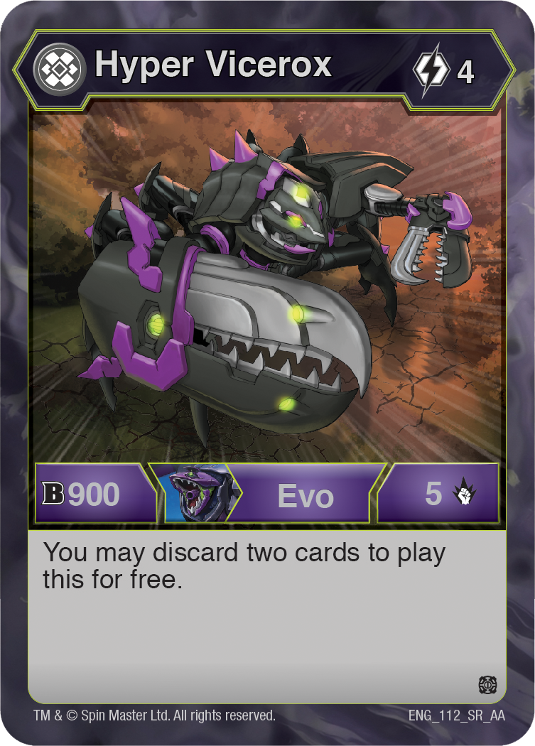 Darkus Hyper Vicerox (Age of Aurelus) - The Bakugan Wiki