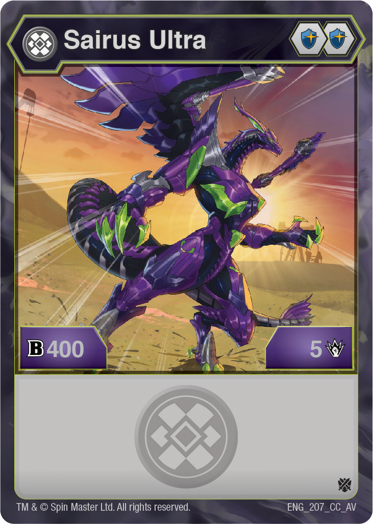 Darkus Sairus Ultra (Armored Elite) - The Bakugan Wiki