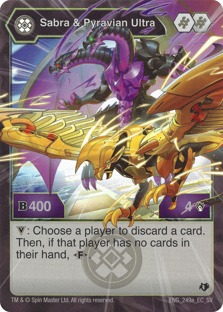 Darkus Sabra & Pyravian Ultra (Shields of Vestroia, Epic Character ...