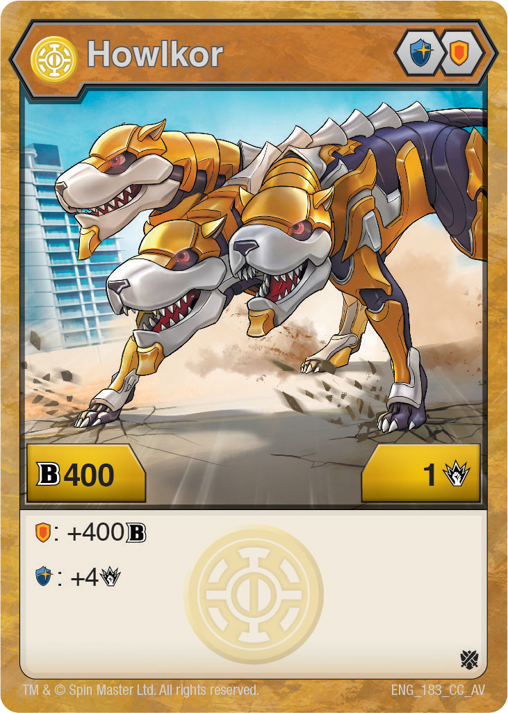 Aurelus Howlkor (Armored Elite) - The Bakugan Wiki