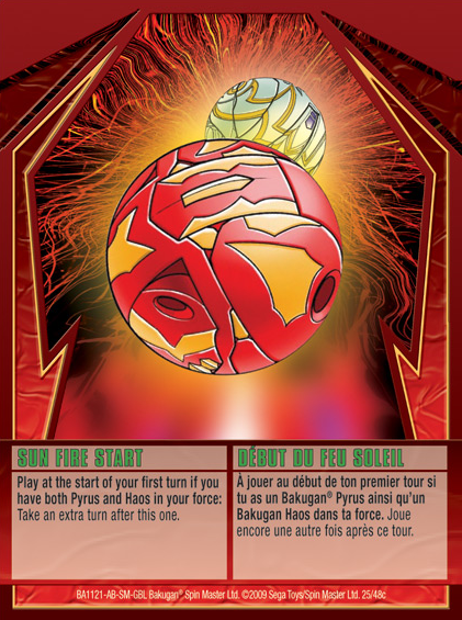 Sun Fire Start - The Bakugan Wiki