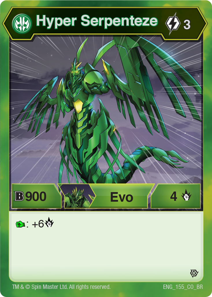 Ventus Hyper Serpenteze (Bakugan Resurgence) - The Bakugan Wiki