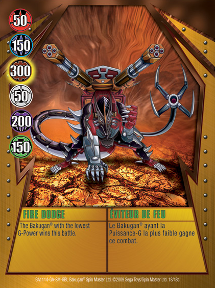 Fire Dodge - The Bakugan Wiki