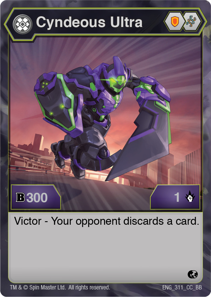 Darkus Cyndeous Ultra (Battle Brawlers) - The Bakugan Wiki