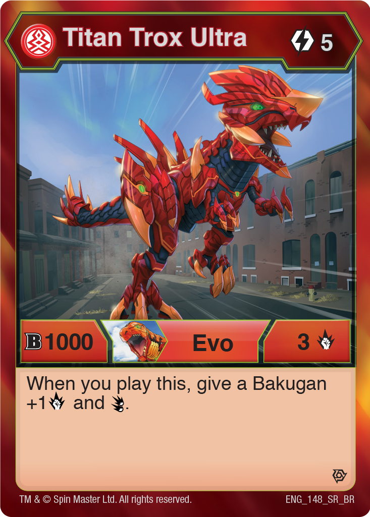Pyrus Titan Trox Ultra (Bakugan Resurgence) - The Bakugan Wiki