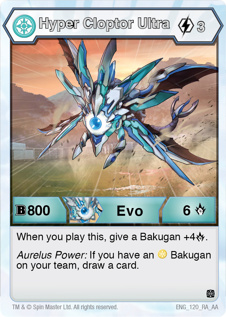 Haos Hyper Cloptor Ultra (Age of Aurelus) - The Bakugan Wiki