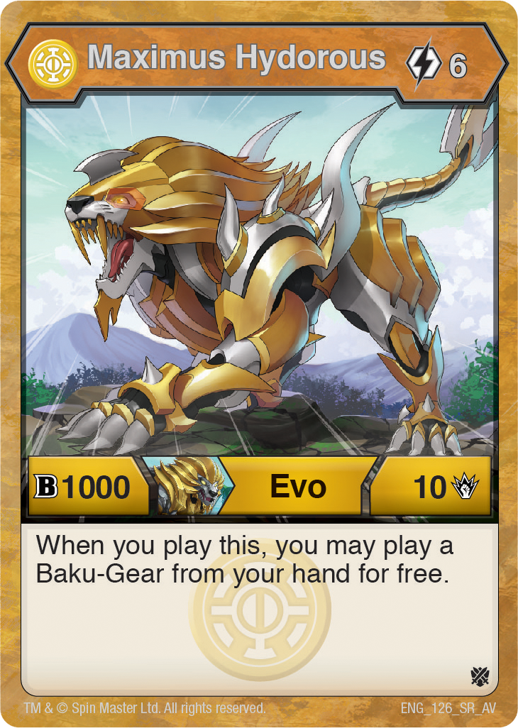 Aurelus Maximus Hydorous (Armored Elite) - The Bakugan Wiki