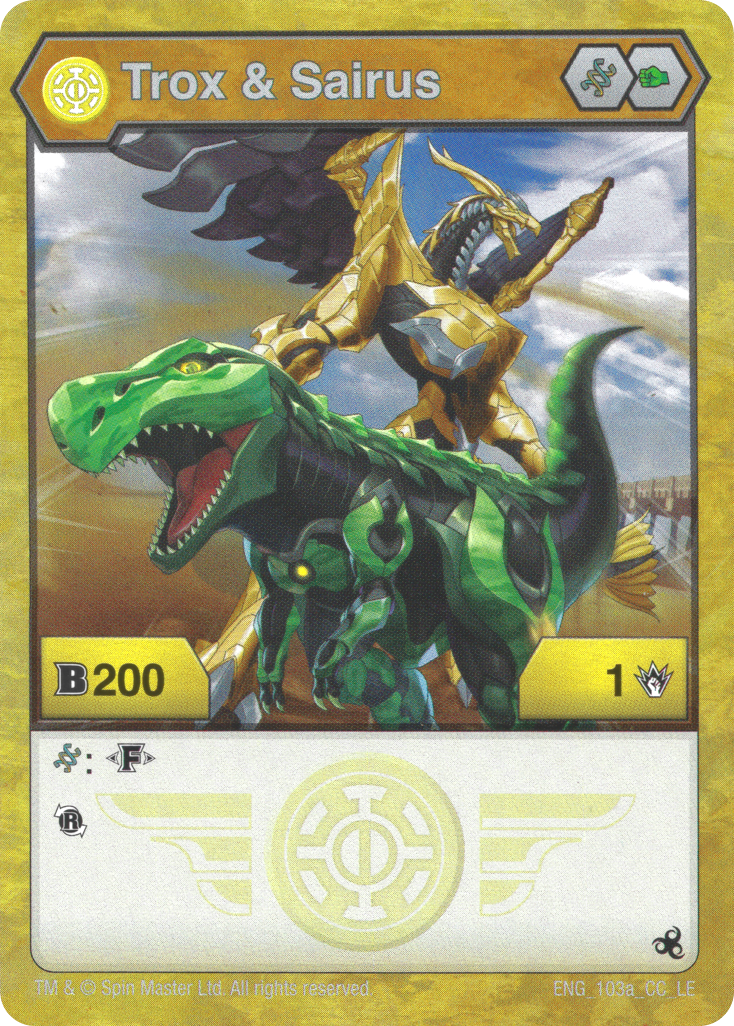 Aurelus Trox & Sairus (LE) - The Bakugan Wiki