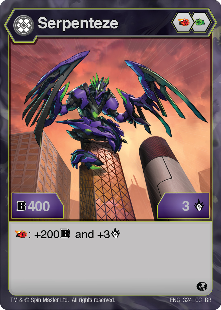 Darkus Serpenteze (Battle Brawlers) - The Bakugan Wiki