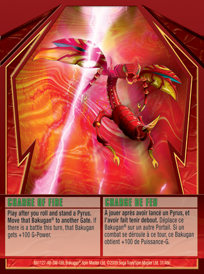 Charge of Fire - The Bakugan Wiki