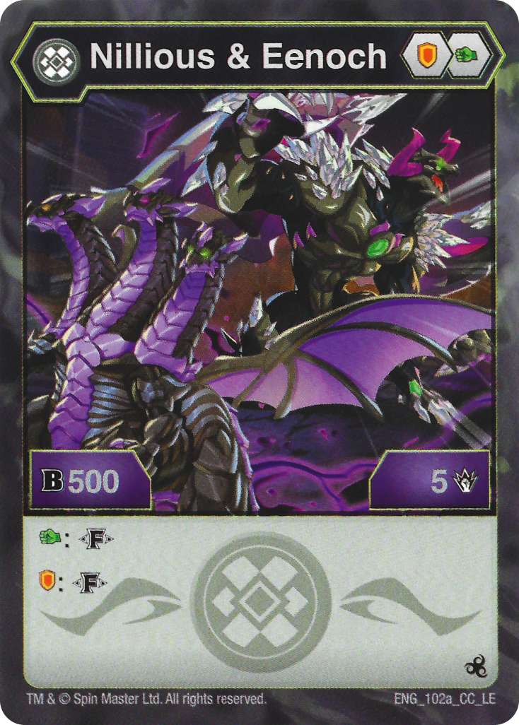 Darkus Nillious & Eenoch (LE) - The Bakugan Wiki