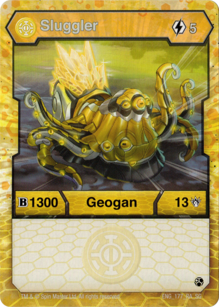 Aurelus Sluggler (Secrets of the Geogan) - The Bakugan Wiki