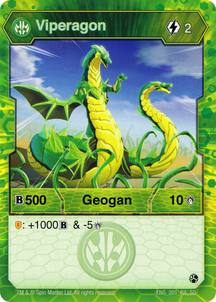Ventus Viperagon (Secrets of the Geogan) - The Bakugan Wiki
