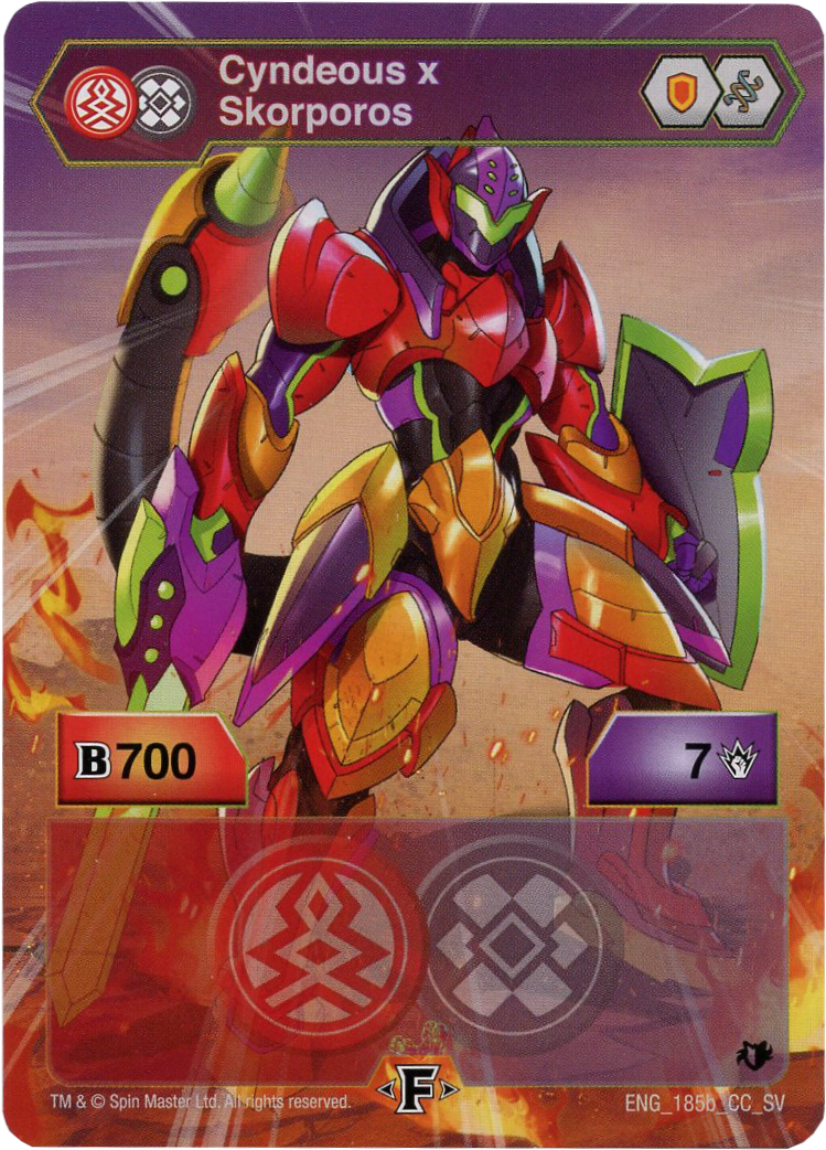 Pyrus Darkus Cyndeous x Skorporos (Shields of Vestroia) - The Bakugan Wiki