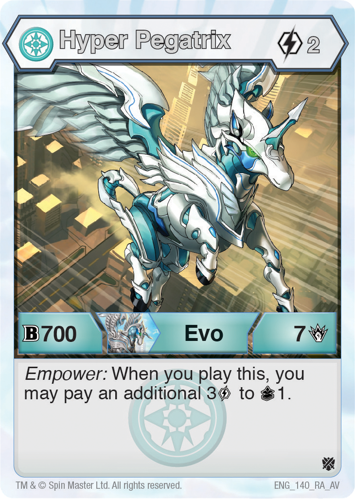 Haos Hyper Pegatrix (Armored Elite) - The Bakugan Wiki