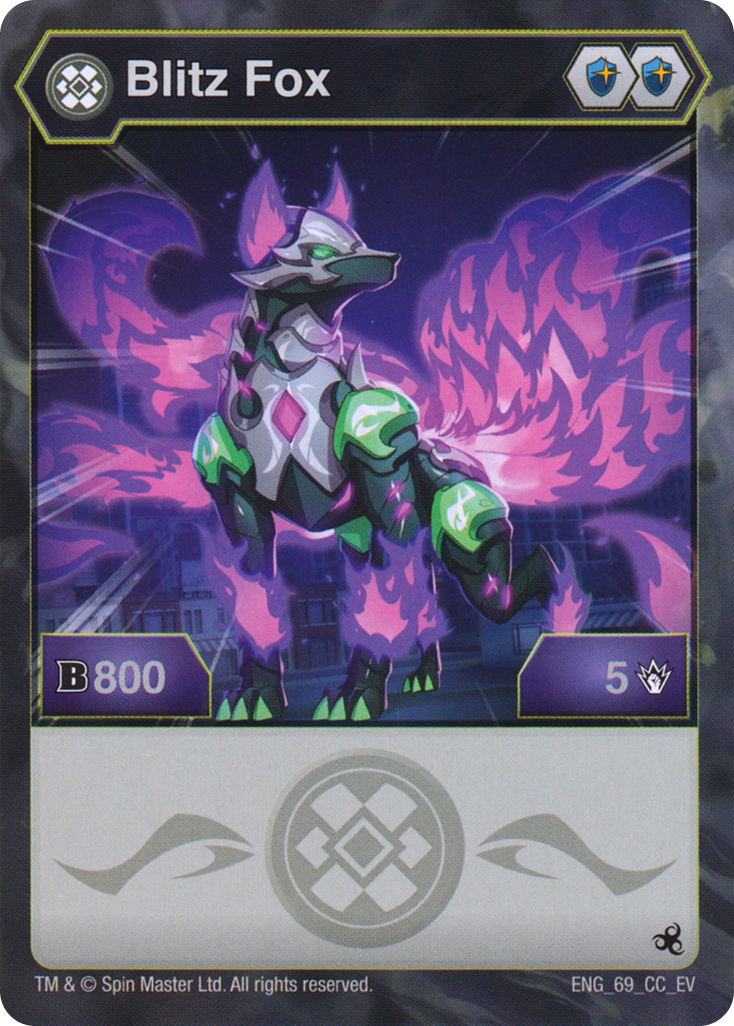 Darkus Blitz Fox (EV) - The Bakugan Wiki