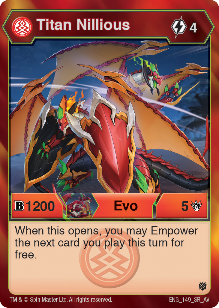 Pyrus Titan Nillious (Armored Elite) - The Bakugan Wiki