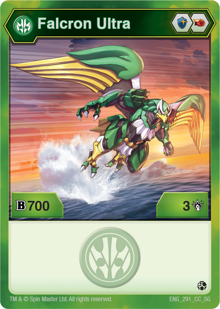 Ventus Falcron Ultra (Secrets of the Geogan) - The Bakugan Wiki