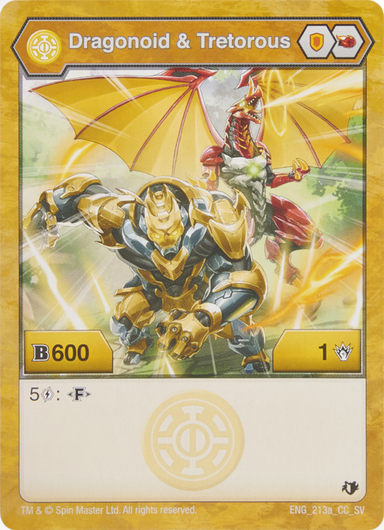 Aurelus Dragonoid & Tretorous (Shields of Vestroia) - The Bakugan Wiki