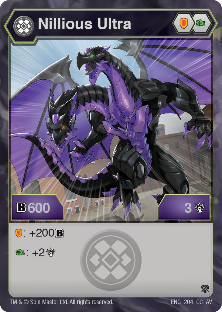 Darkus Nillious Ultra (Armored Elite) - The Bakugan Wiki
