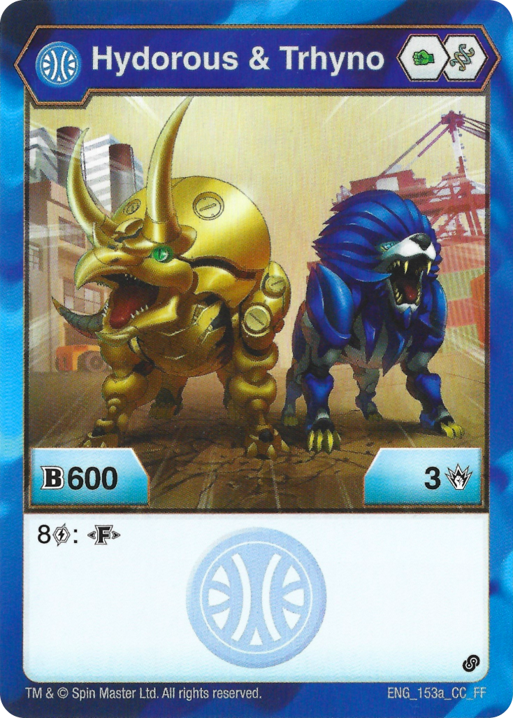 Aquos Hydorous & Trhyno (Fusion Force) - The Bakugan Wiki