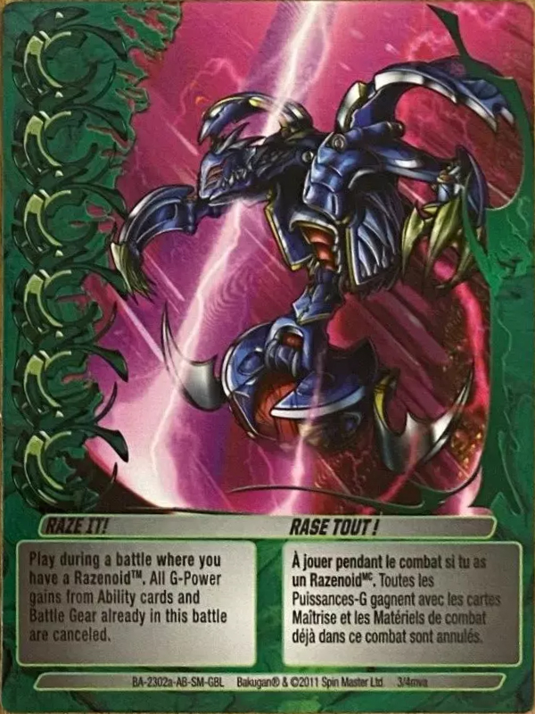 Raze It! - The Bakugan Wiki