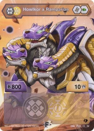 Darkus Aurelus Howlkor x Ramparian (Shields of Vestroia) - The Bakugan Wiki