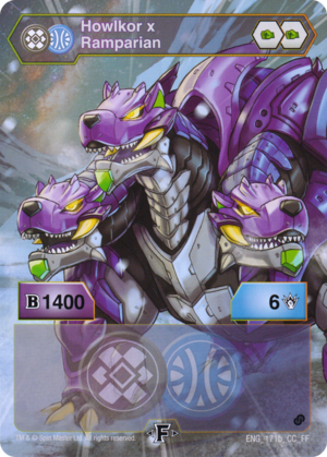 Darkus Aquos Howlkor x Ramparian (Fusion Force) - The Bakugan Wiki