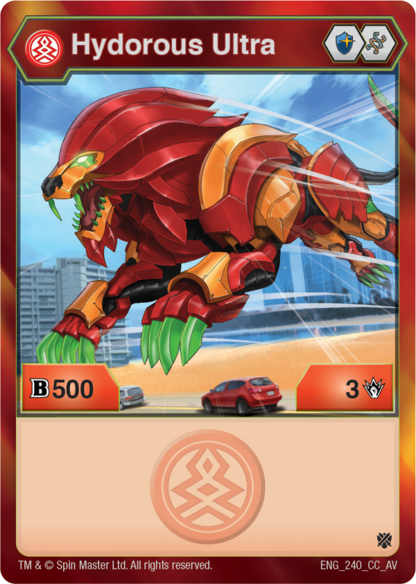 Pyrus Hydorous Ultra (Armored Elite) - The Bakugan Wiki