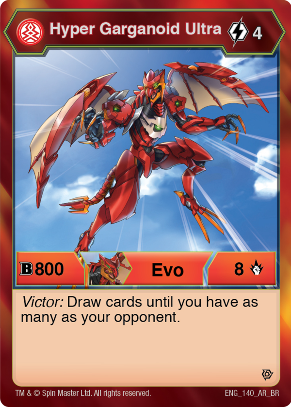 Pyrus Hyper Garganoid Ultra (Bakugan Resurgence) - The Bakugan Wiki