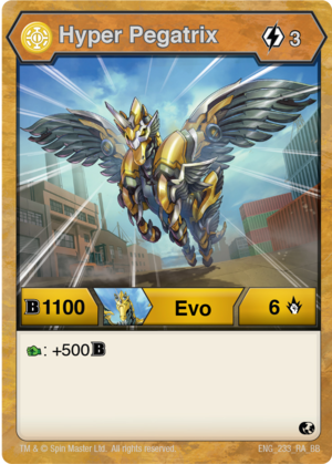 Aurelus Hyper Pegatrix (Battle Brawlers) - The Bakugan Wiki