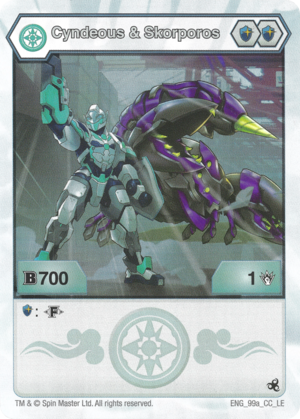 Haos Cyndeous & Skorporos (LE) - The Bakugan Wiki