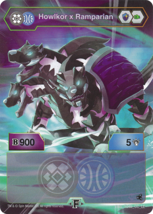 Darkus Aquos Howlkor x Ramparian (LE) - The Bakugan Wiki